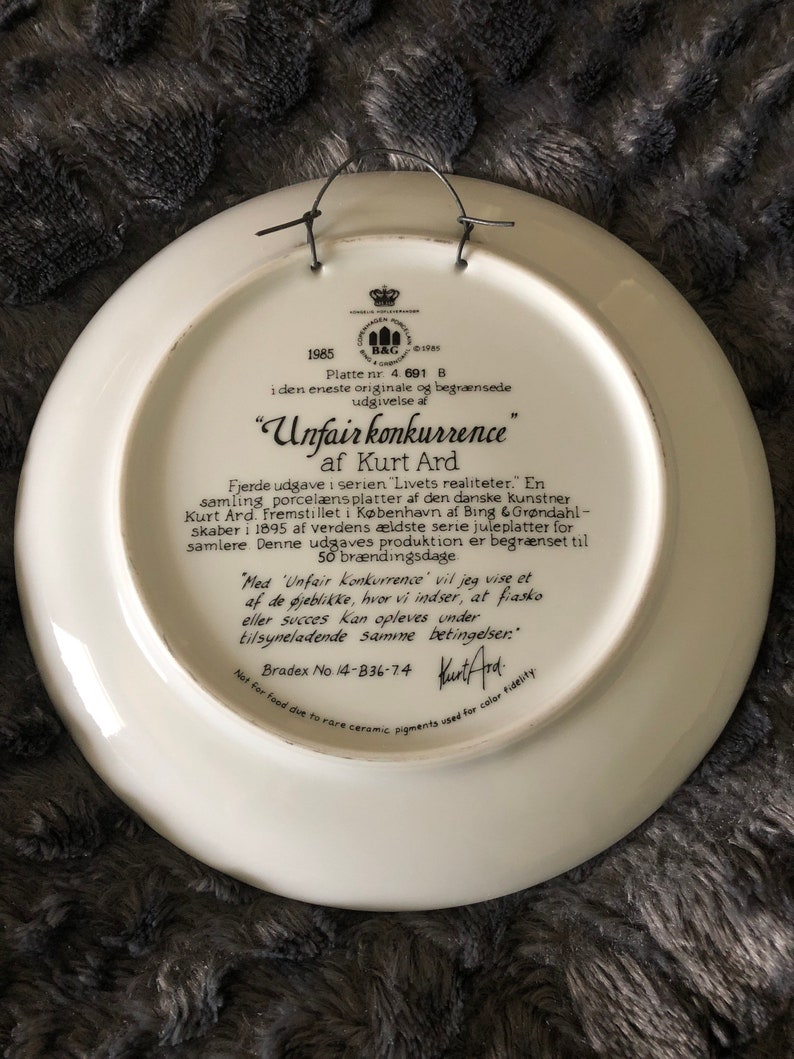 Kurt Ard Collectible Plate - Etsy