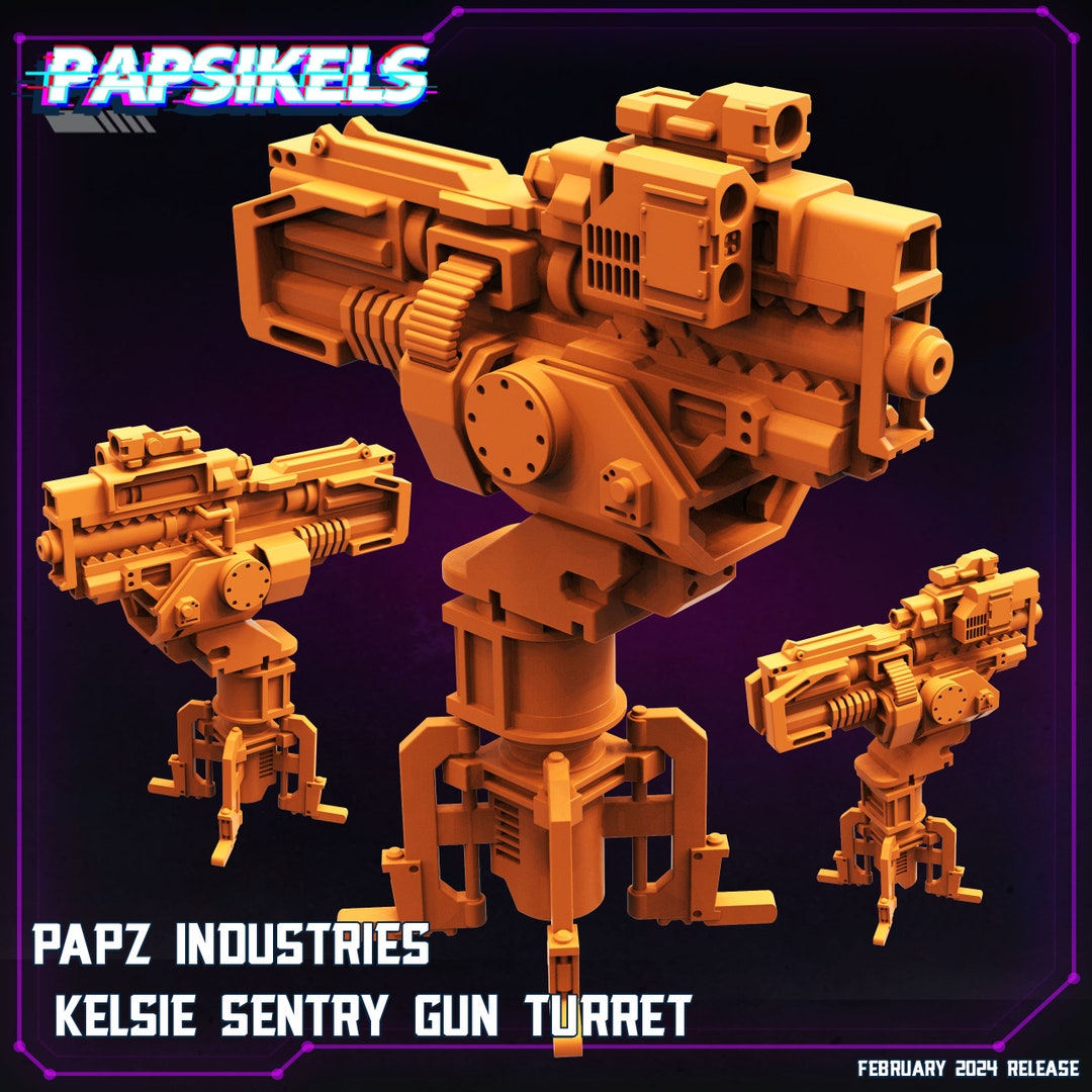 Kelsie Sentry Turret - Resin Miniature - Tabletop Miniature - Fantasy ...