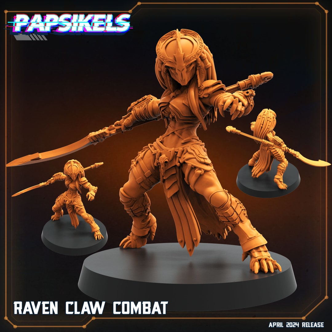 Raven Claw - Resin Miniature - Tabletop Miniature - Fantasy Miniature ...