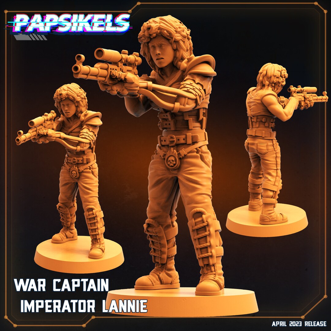 Imperator Lannie - Resin Miniature - Tabletop Miniature - Fantasy ...