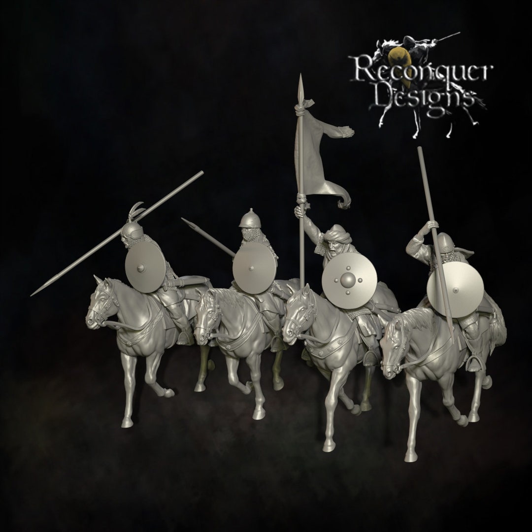 Ayyubid Heavy Cavalry - Resin Miniature - Tabletop Miniature - Medieval ...
