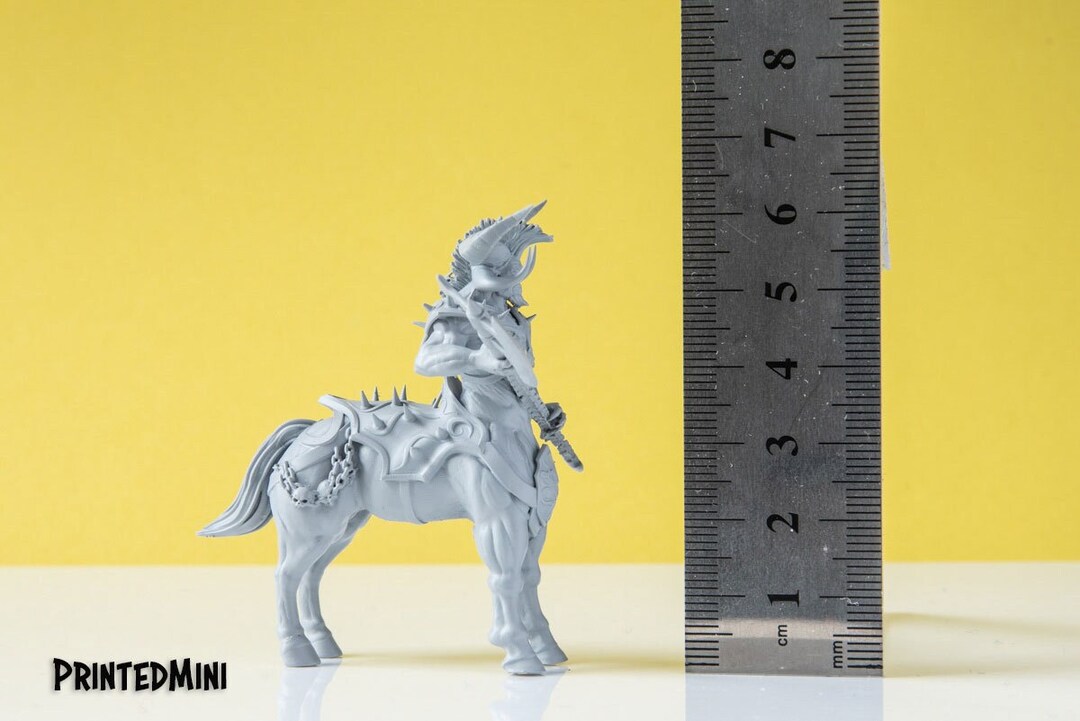 Centaur 3D Printed Miniature Fantasy Miniature Tabletop - Etsy