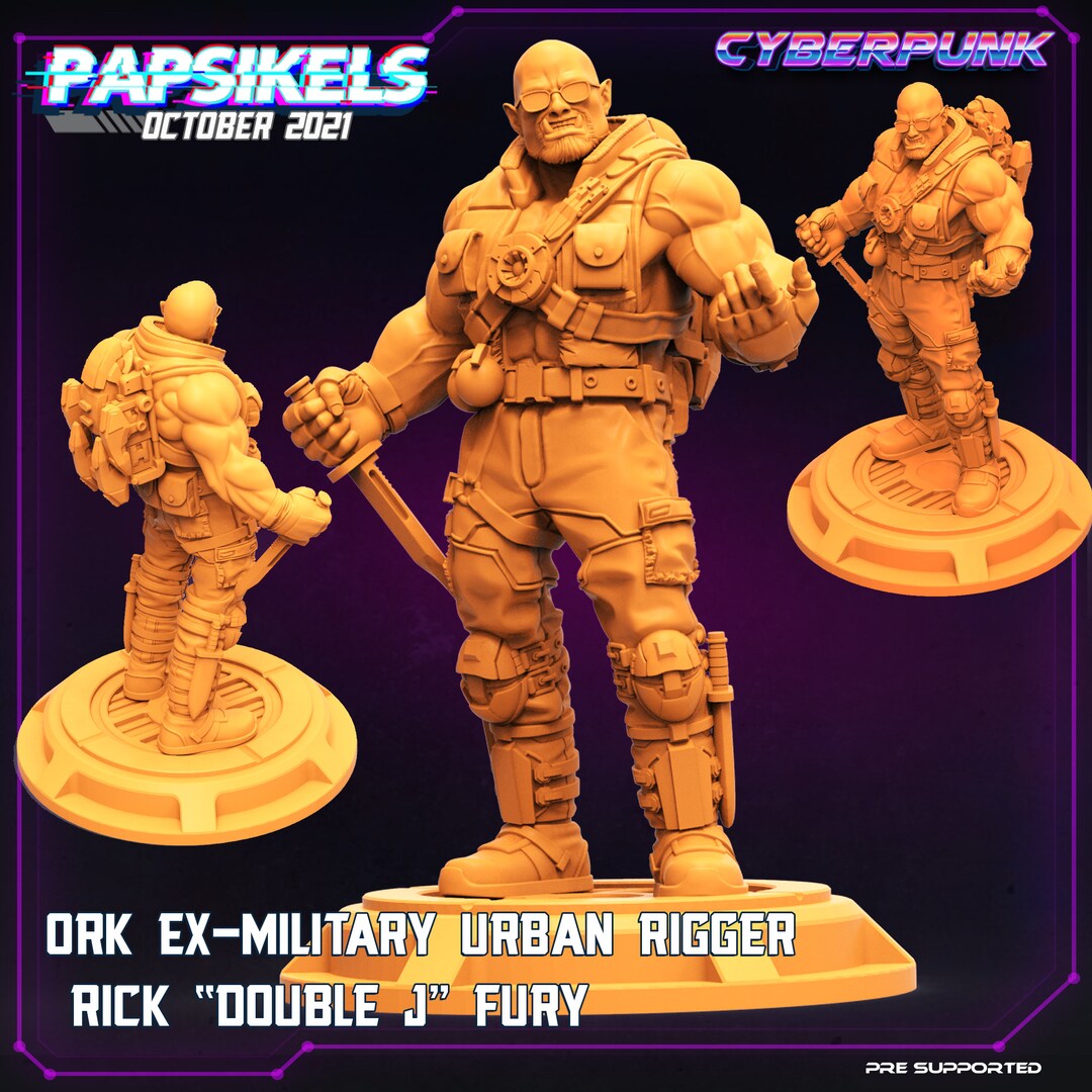 Ork Rig Double - Resin Miniature - Tabletop Miniature - Fantasy ...