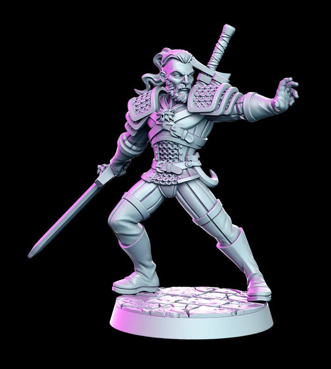 Ravhald 3D Printed Miniature Fantasy Miniature tabletop Miniature Resin ...
