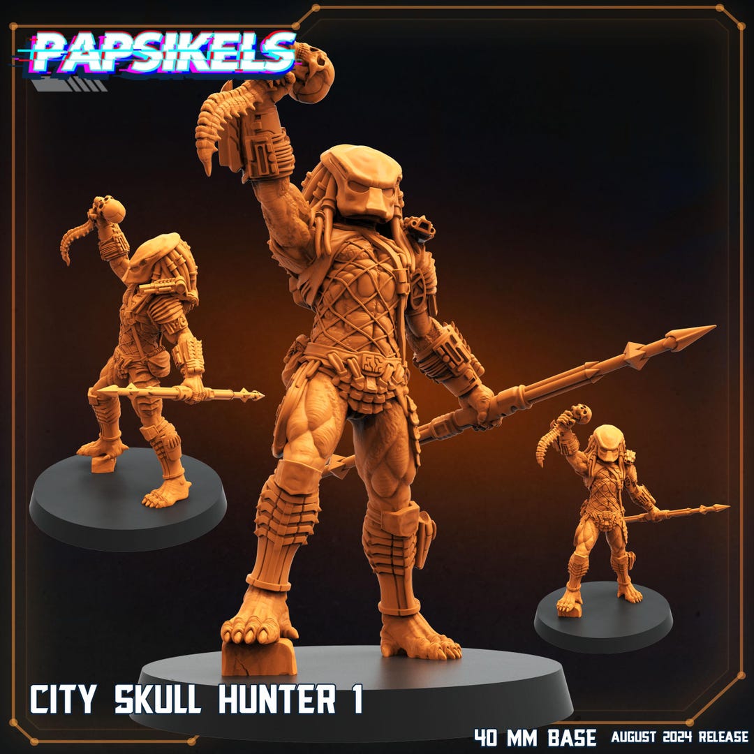 Skull Hunters - Resin Miniature - Tabletop Miniature - Fantasy ...