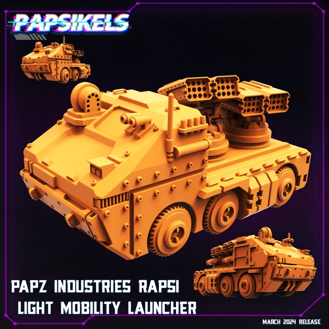 Light Mobility Launcher - Resin Miniature - Tabletop Miniature ...