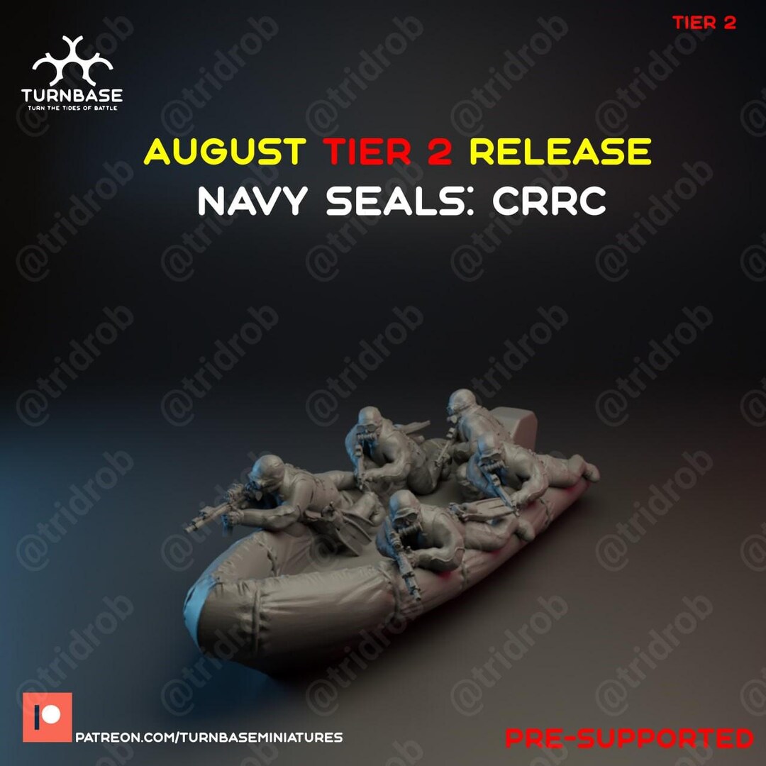 Navy Seals - 3D Printed Miniature - Sci-fi Miniature - Military - Etsy