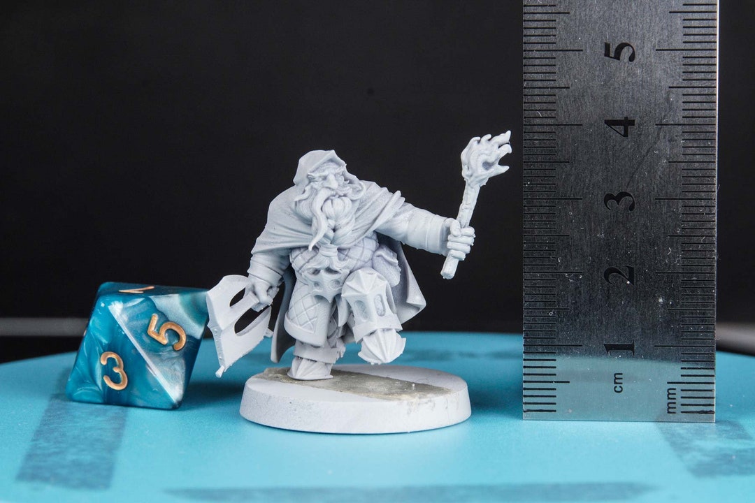 Balin Axe Torch 3D Printed Miniature Fantasy Miniature Tabletop ...