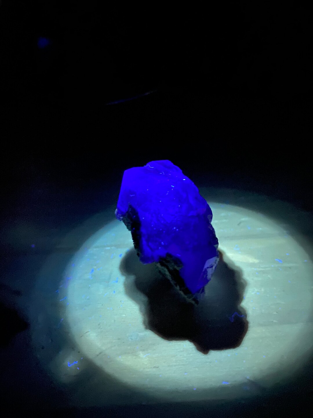 Fluorescent Fluorite Formation With Druzy Pyrite * 40 Grams *1.5x1.5x1 ...