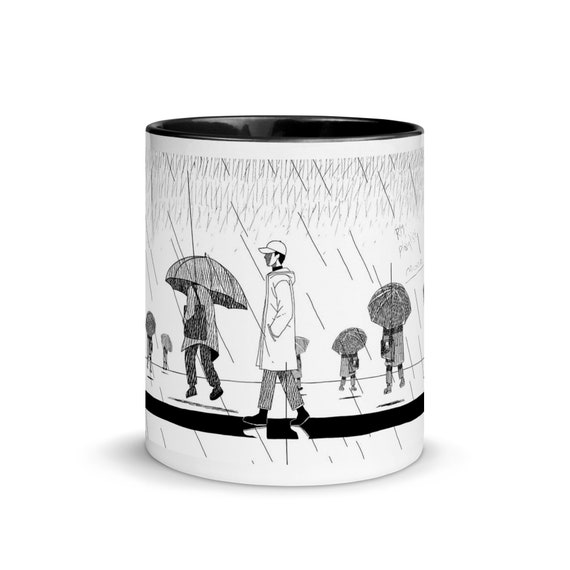 BTS RM Mono Mug With Color Inside - Etsy