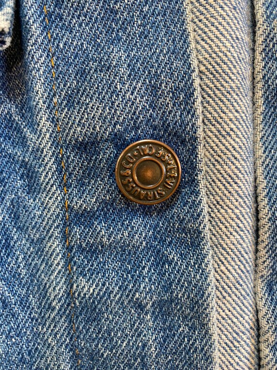 Vintage Levi's 506 Trucker Jacket - 1980's - SIZE 34 - Gem