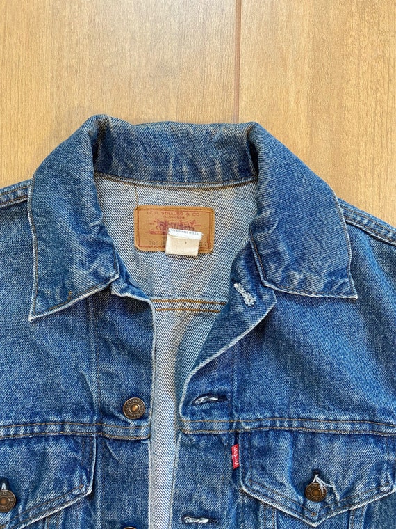 Vintage Levi's 506 Trucker Jacket - 1980's - SIZE 34 - Gem