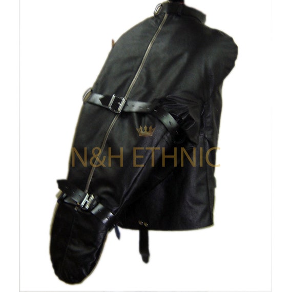 Real Leather Heavy Duty Padded Straitjacket Clubwear Straight - Etsy ...