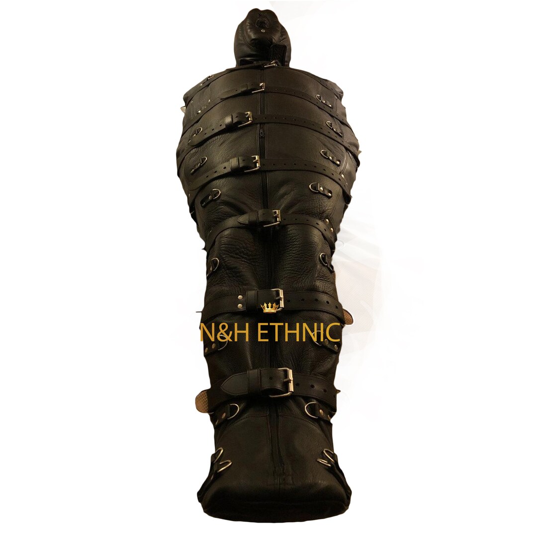 Leather Bondage Bag & Hood Leather BDSM Body Bag Bondage - Etsy Hong Kong