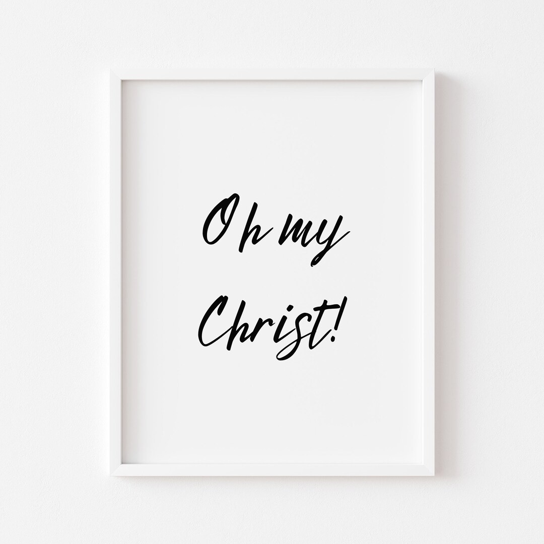 Gavin and Stacey Print - Pam and Mick Quote Print - Oh My Christ Print ...