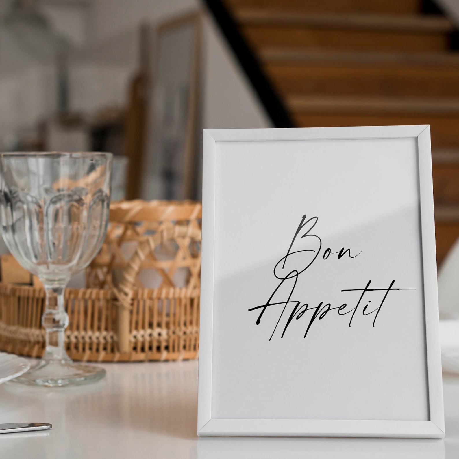 Bon Appetit Print Kitchen Wall Print Kitchen Wall Poster - Etsy