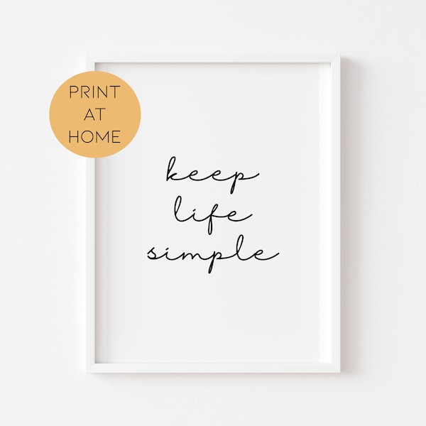 Simple Typography - Etsy