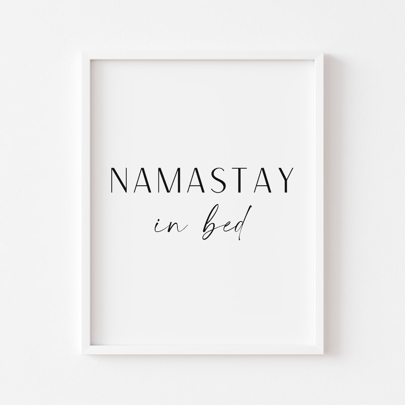 Namastay in Bed - Etsy