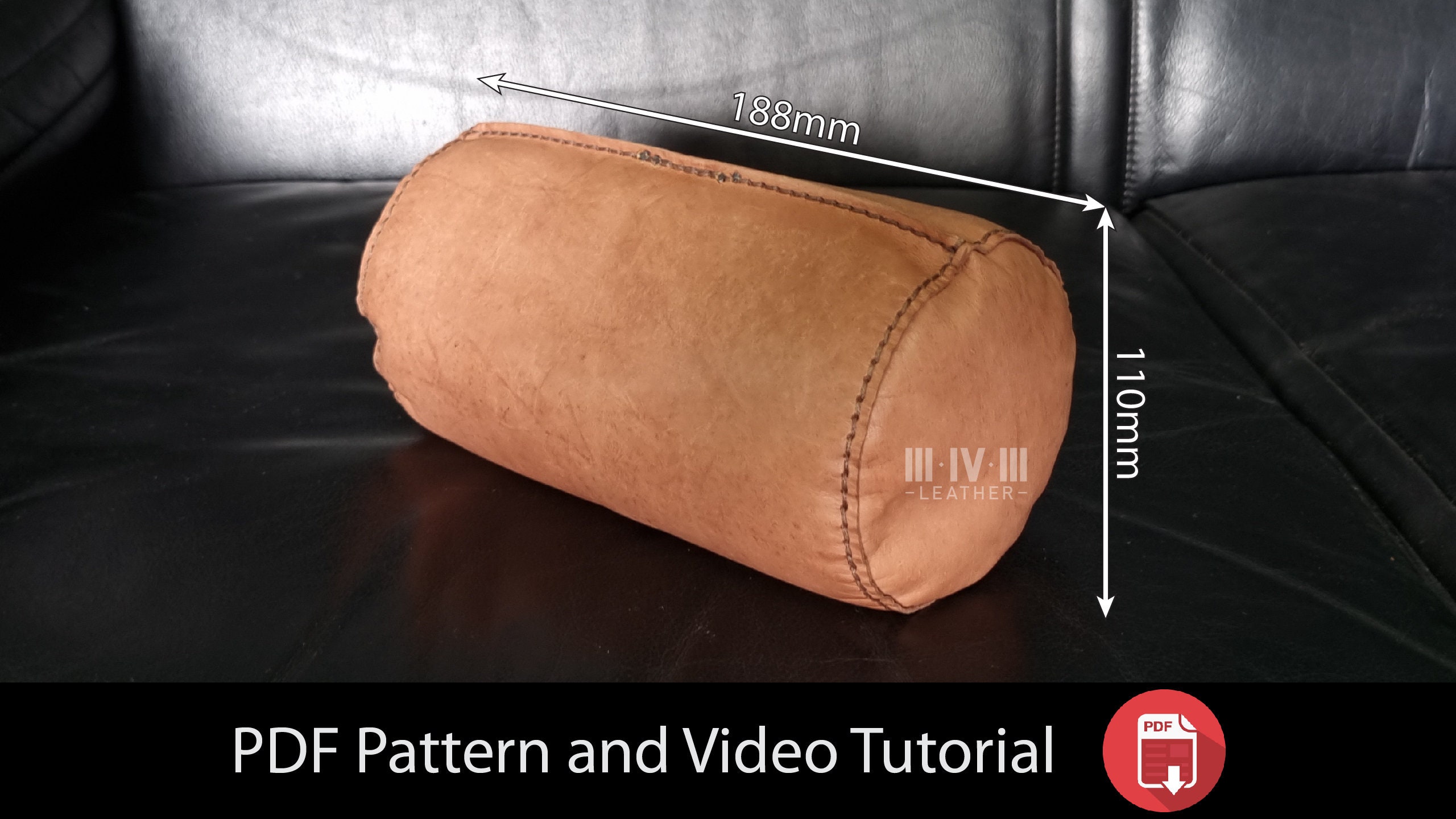 Leather Shooting Bag Pattern - Medium Shooting Bag Pattern - PDF ...