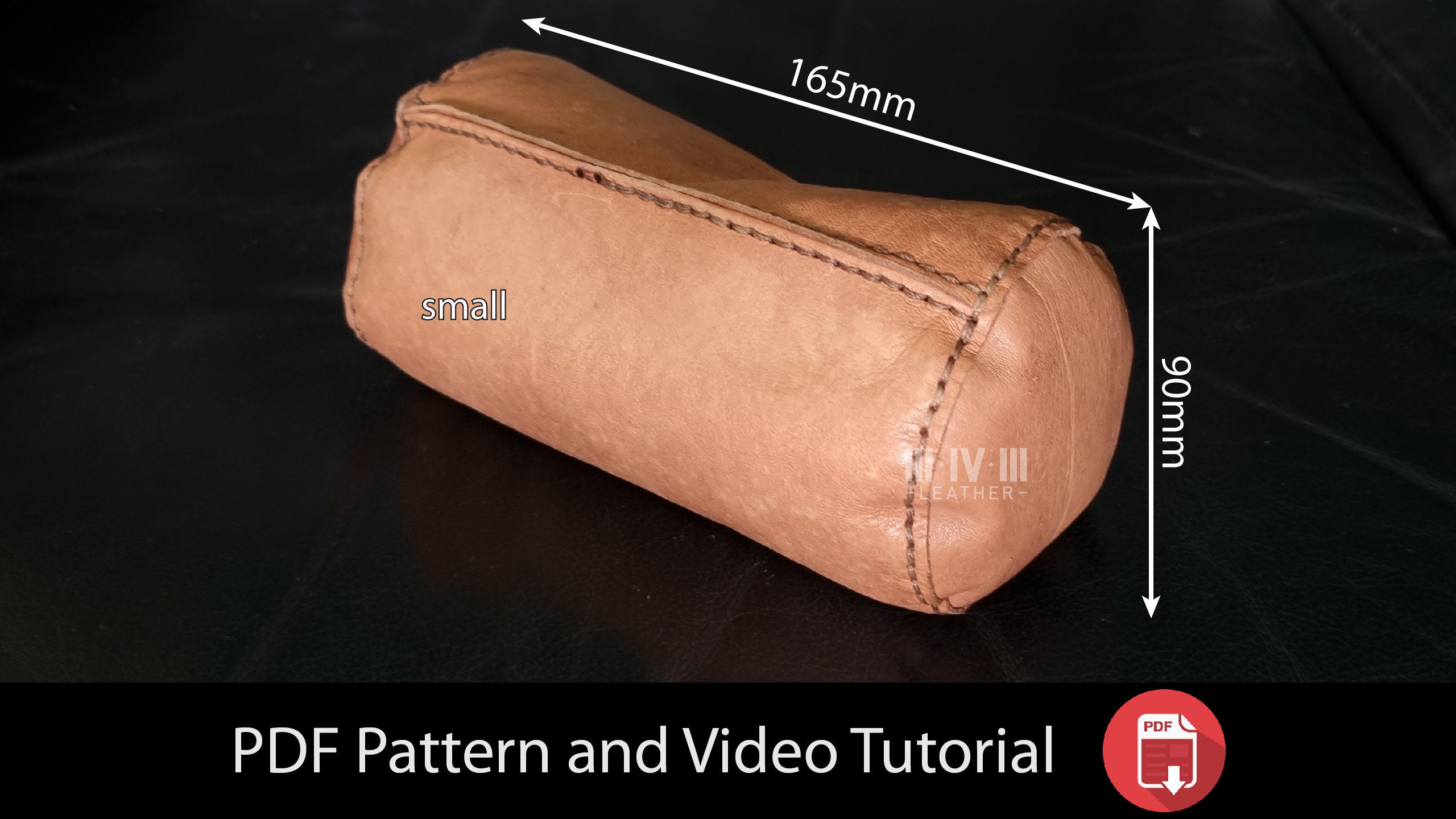 Leather Shooting Bag Pattern Set - PDF Pattern for Leather - Leather ...