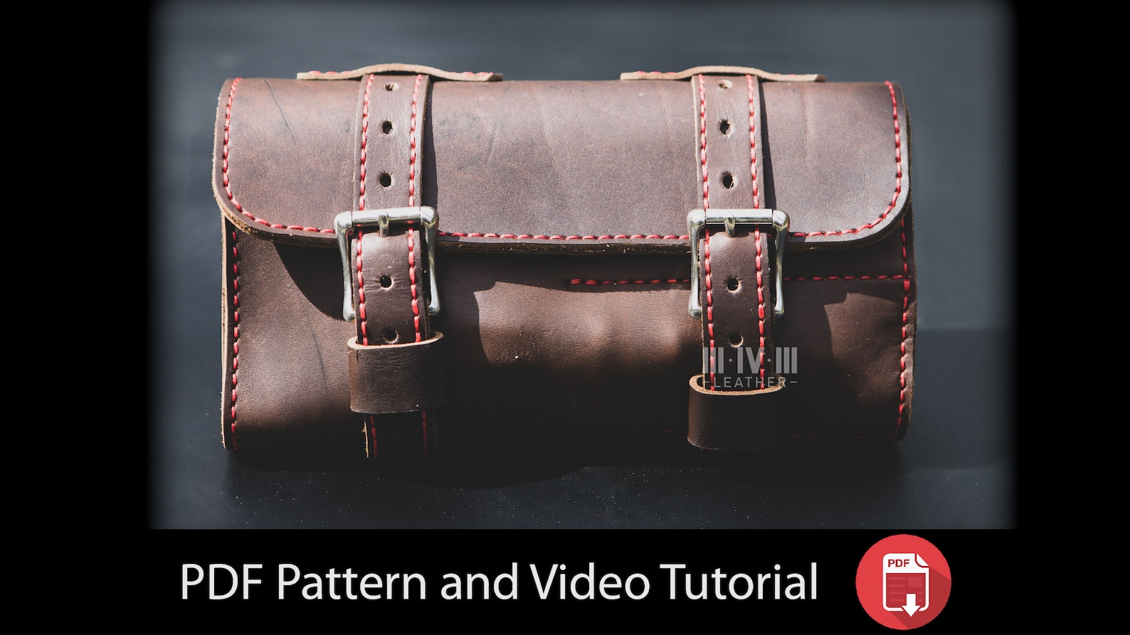 Leather Tool Roll Pattern - Tool Roll for Bikes - PDF Pattern for ...