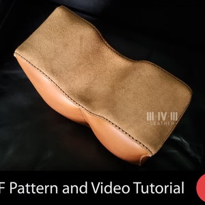 Leather Shooting Bag Pattern - Front Shooting Bag Pattern - PDF Pattern ...