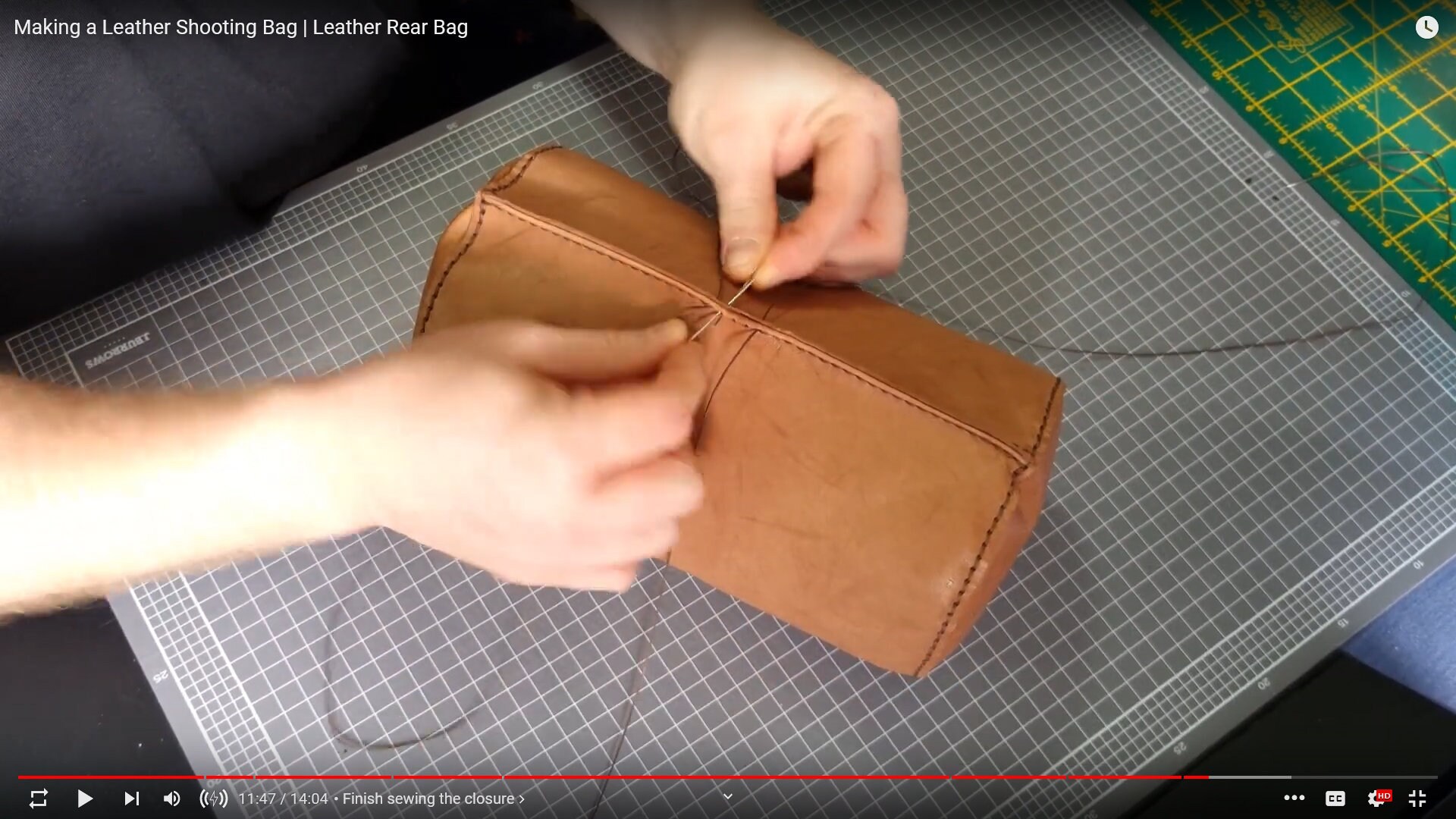 Leather Shooting Bag Pattern - Medium Shooting Bag Pattern - PDF ...