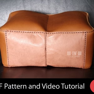 Leather Shooting Bag Pattern - Front Shooting Bag Pattern - PDF Pattern ...