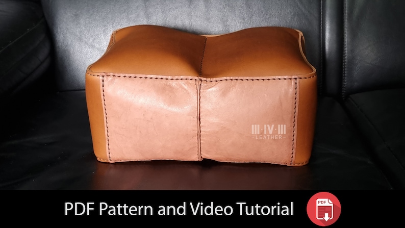 Leather Shooting Bag Pattern - Front Shooting Bag Pattern - PDF Pattern ...