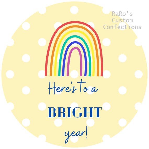 Here's to a Great Year Rainbow Back to School Circle - Etsy