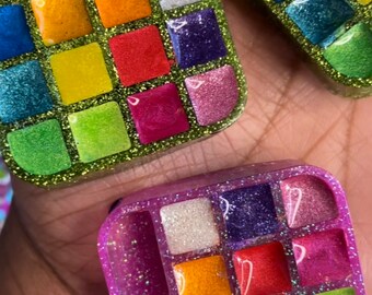 Watercolor Ring Palette Ring - Etsy