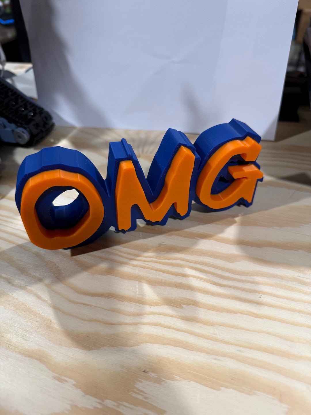 Mets OMG Desk Sign - 3D Printed in Blue and Orange - Perfect Fan Gift ...