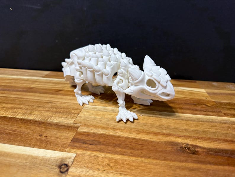 Flexi Skeleton Dinosaur Fidget Toy, Articulated 3D Printed T-rex ...