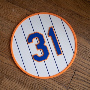 New York Mets Retired Numbers Signs - Includes Wright - Etsy