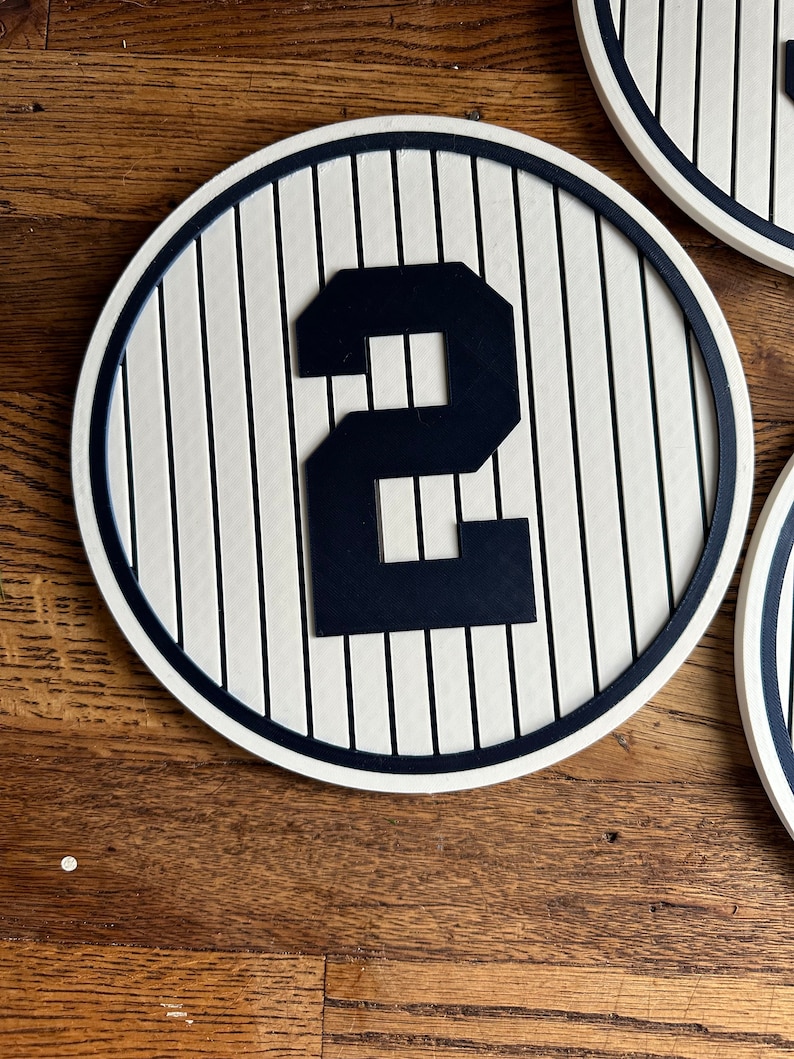 Retired/active New York Yankees Number Plaques Mantle Judge Ruth - Etsy