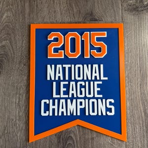 New York Baseball Championship Banner Set | 3D Printed Stadium Wall ...
