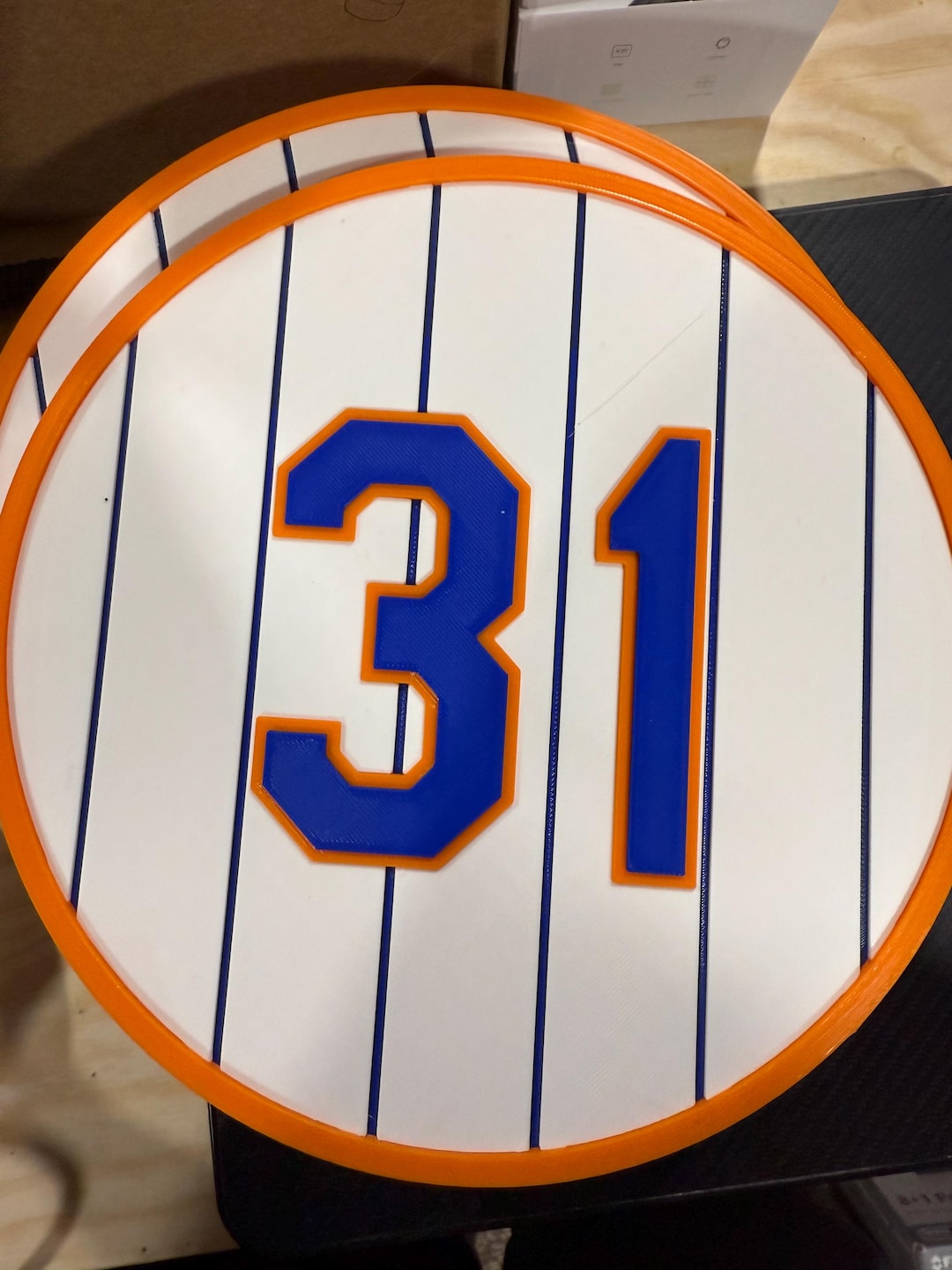 Blemished/oops - 8.5" New York Mets Retired Numbers | 3D Printed - Etsy