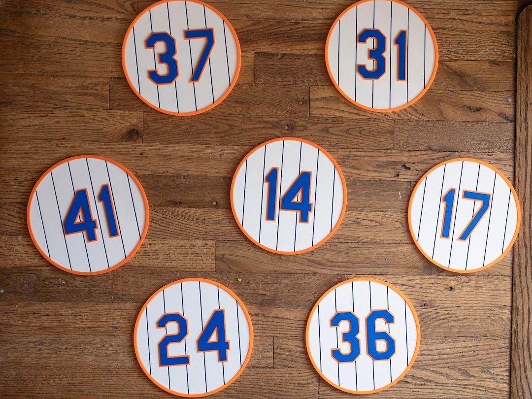 Complete Set - New York Mets Retired Numbers | 3D Printed - Etsy