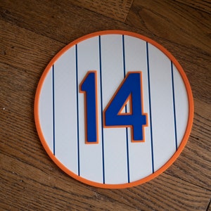 New York Mets Retired Numbers Signs - Includes Wright - Etsy