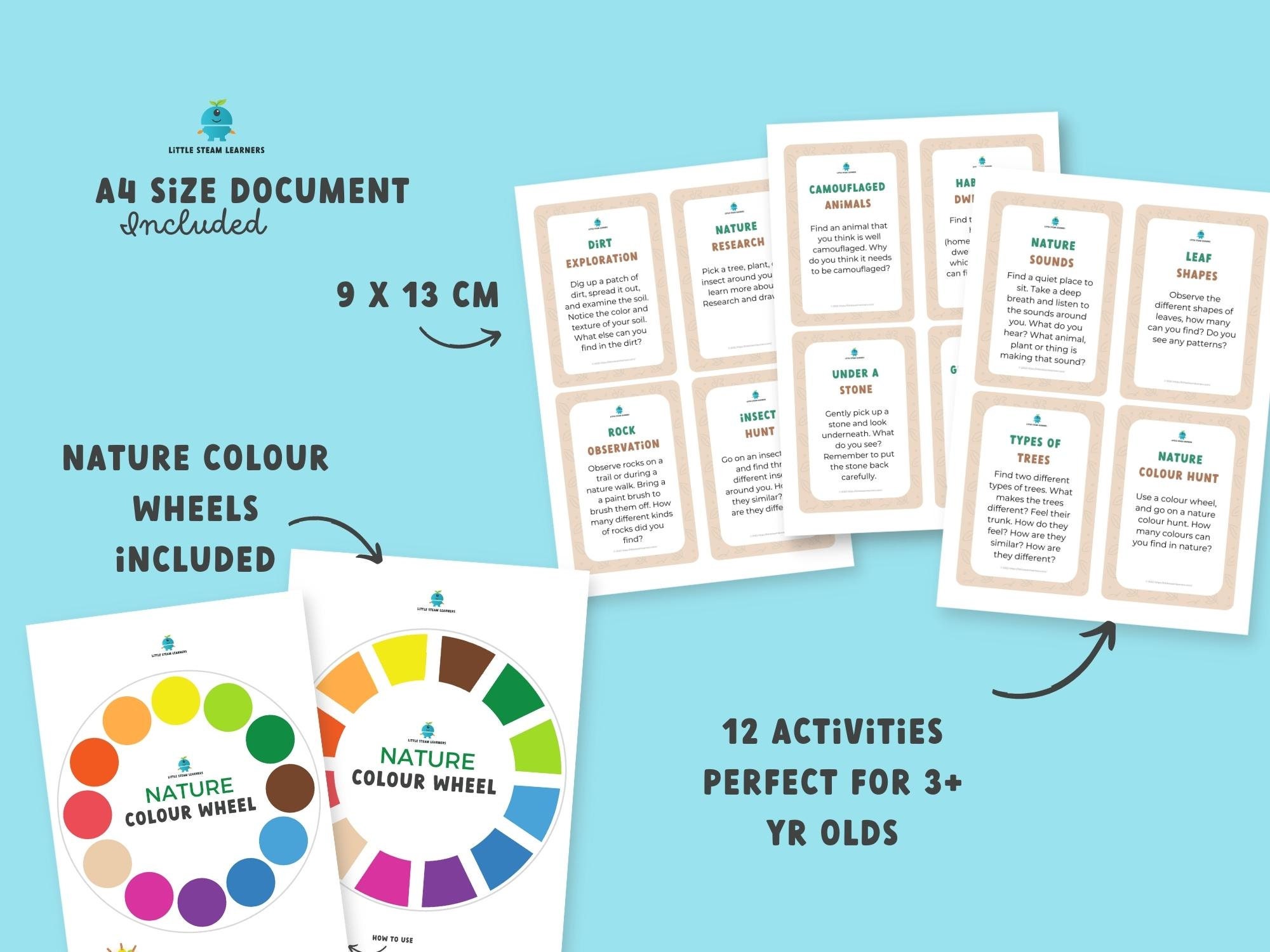 Nature Science Activity Cards Science Printables - Etsy