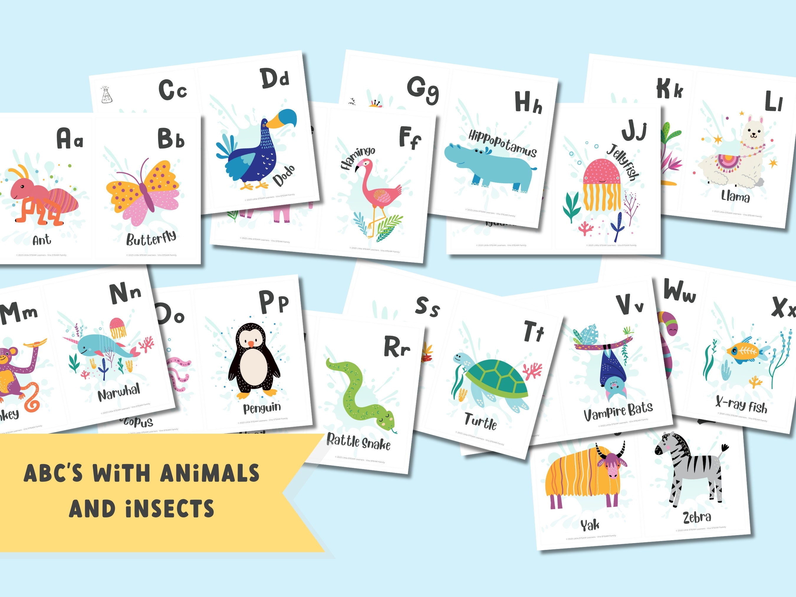 Science and Art Activity Cards | ABC Cards | Homeschool | Science ...