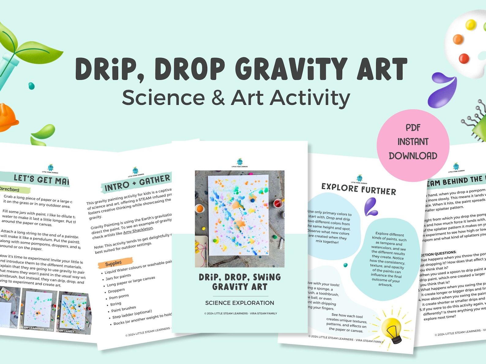 Science & Art Activity | Preschool | First Grade | Kids Science ...