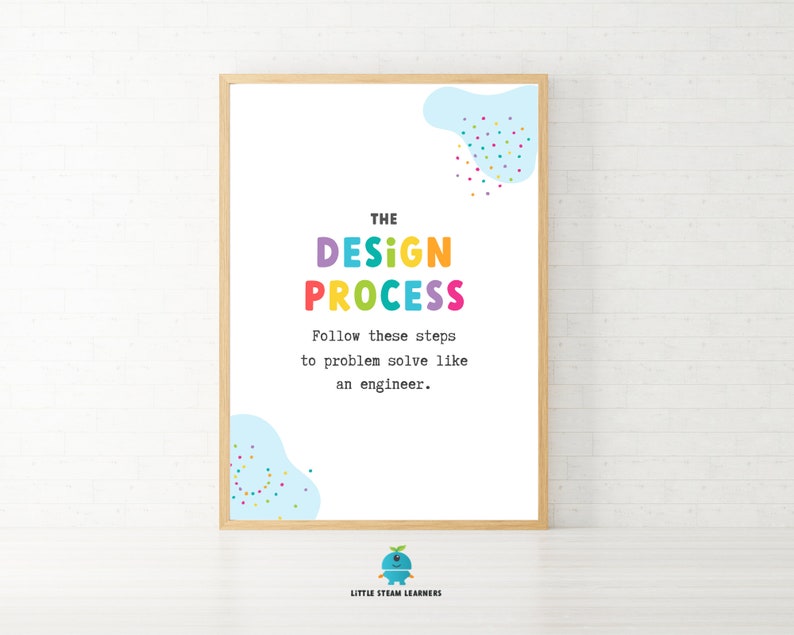 STEM Design Process Posters, Classroom Wall Art (digital Download) - Etsy