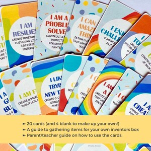 Creative Activity Cards & Positive Affirmations 6-9 Yrs Printable First ...