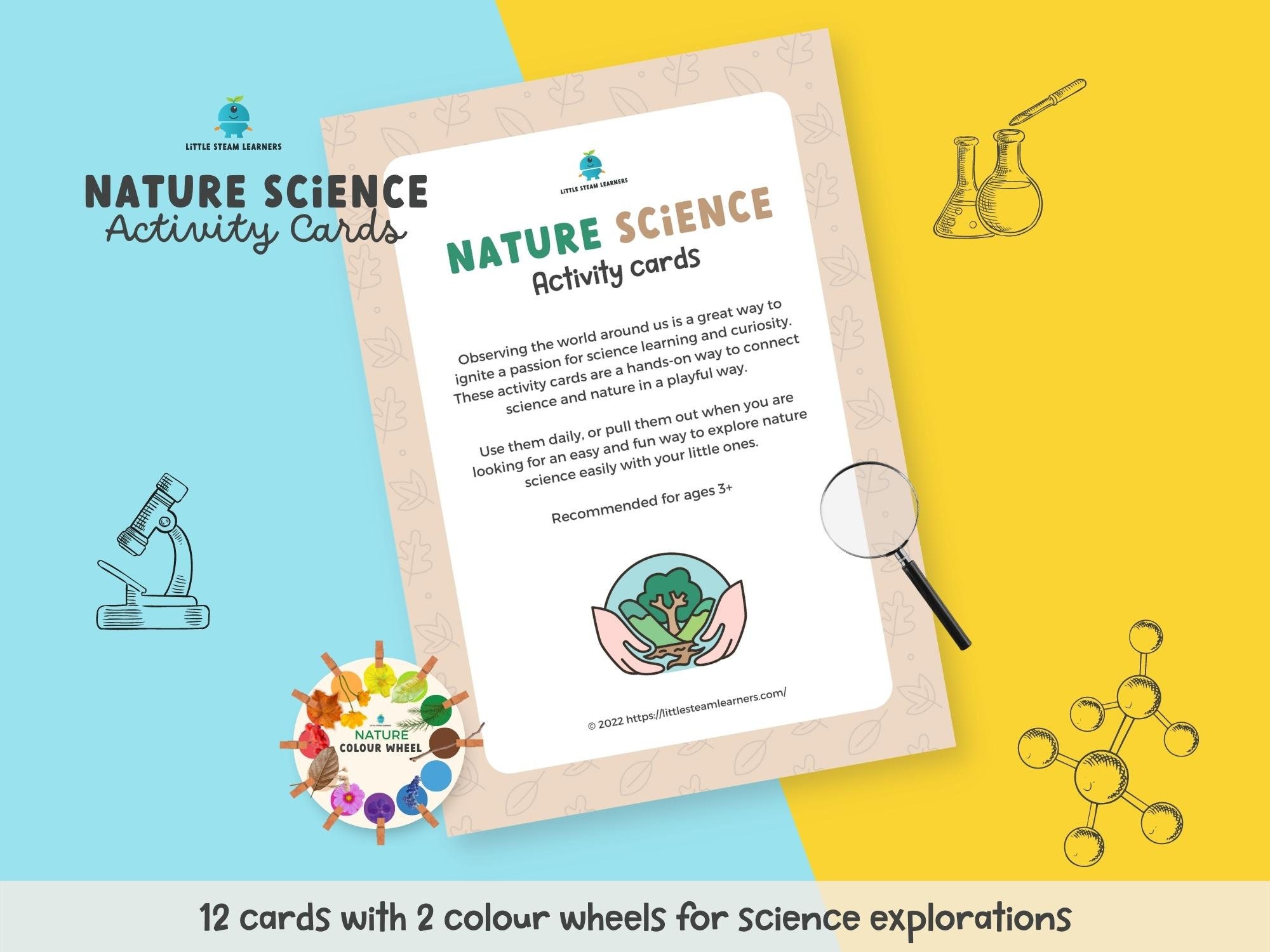 Nature Science Activity Cards Science Printables - Etsy