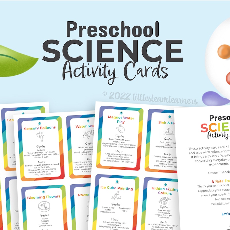 Science Curriculum Pre K - Etsy UK