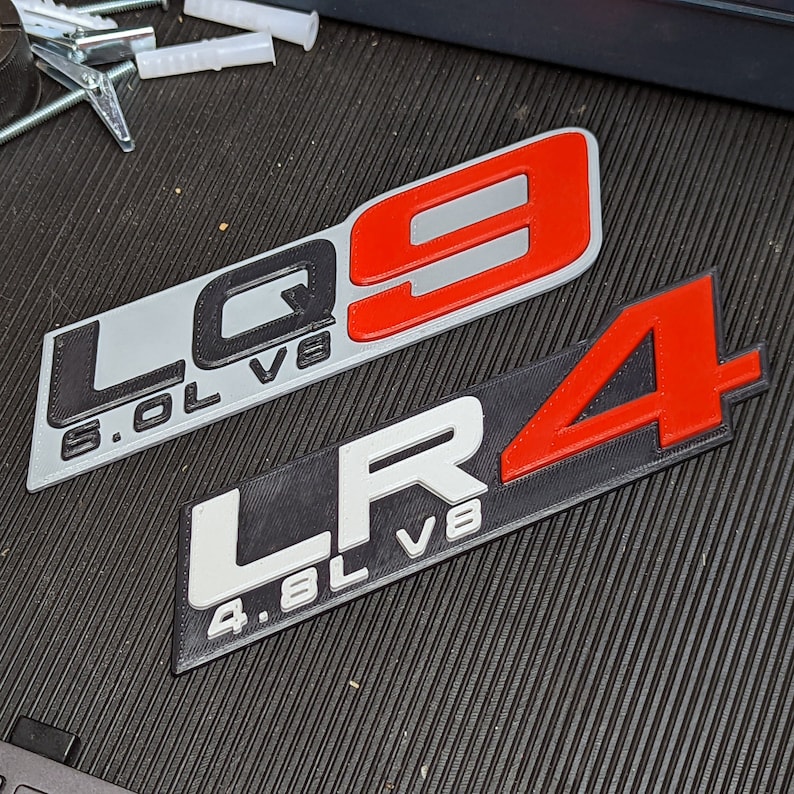 Customizable LS Engine Fender Badge (PAIR) - Etsy