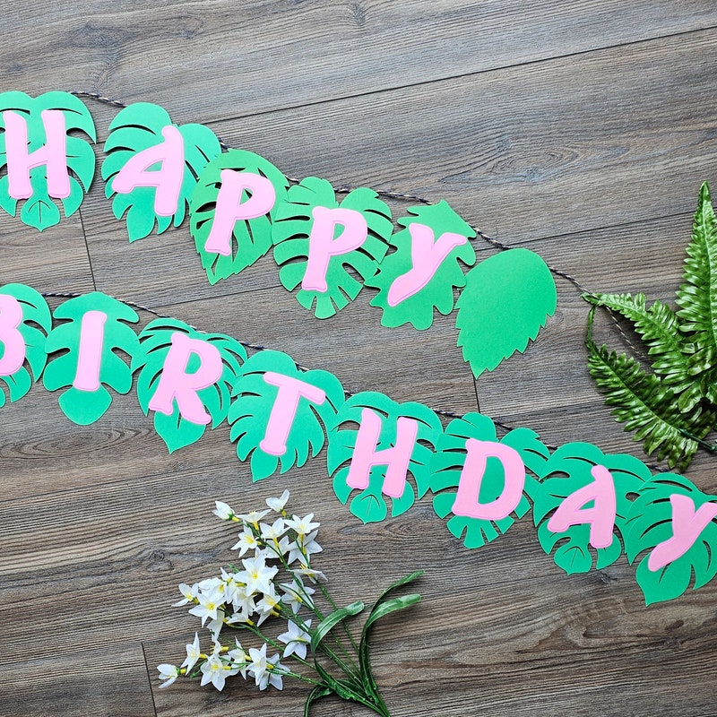 Hawaiian Birthday Banner - Etsy