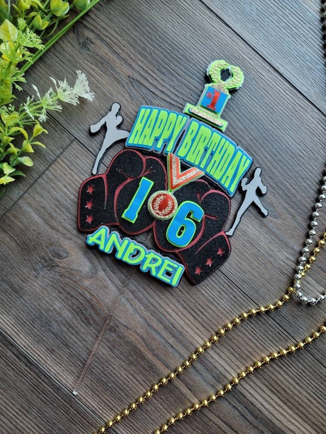 Martial Arts Cake Topper, Muay Thai, Karate, Kung Fu, Jiu-jitsu, Judo ...