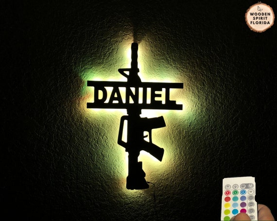 Custom Gamertag Name Sign Cod Warzone Art for Gamers Neon - Etsy